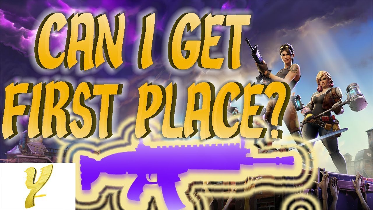 Can I Get First Place? | Fortnite PS4 - YouTube