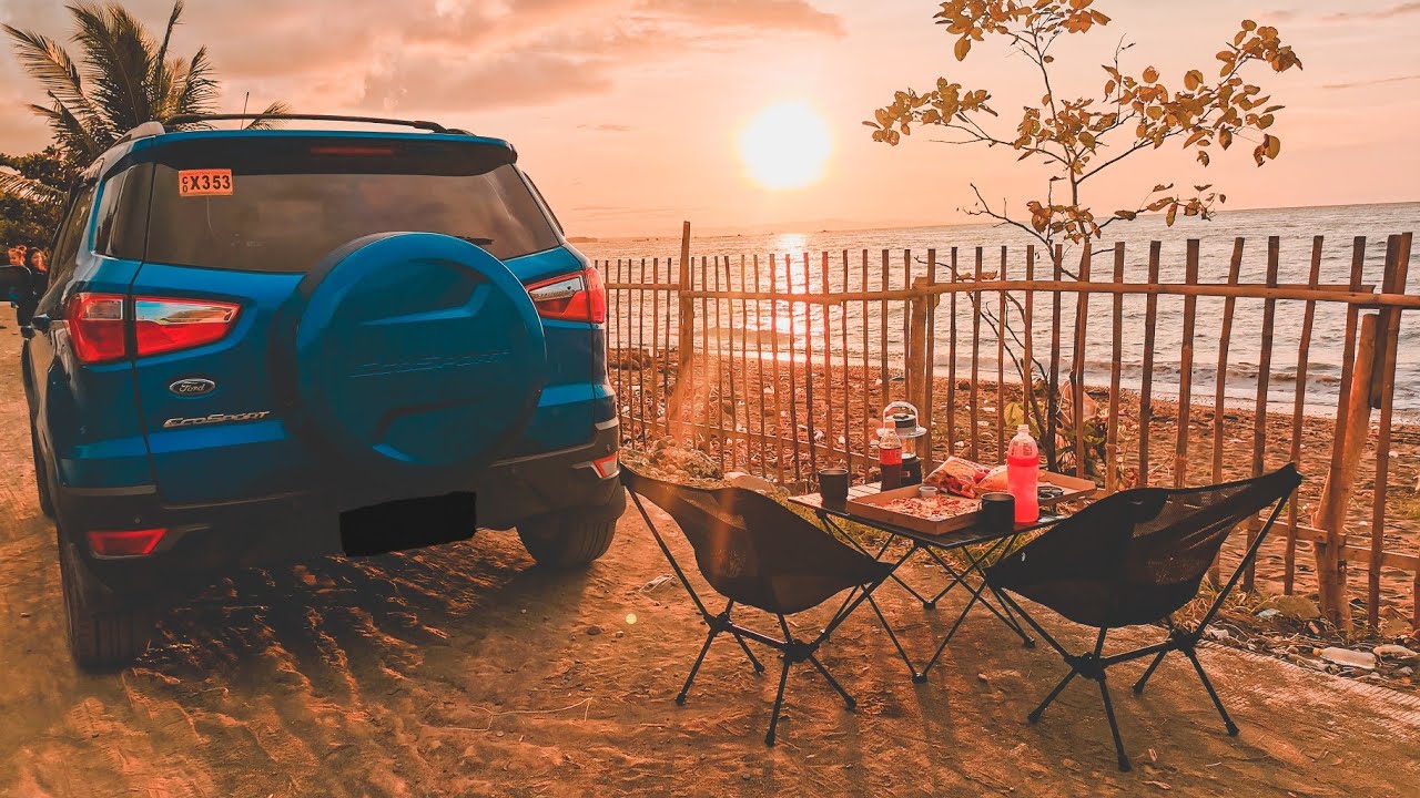 Our First Beach Car Camping Experience | Ford Ecosport | Silent Vlog ...