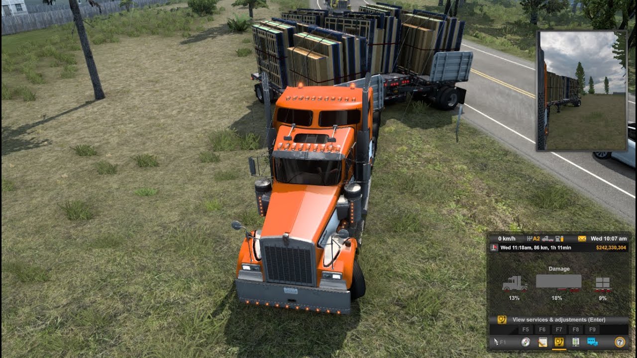 ATS crashing/funny moments - YouTube