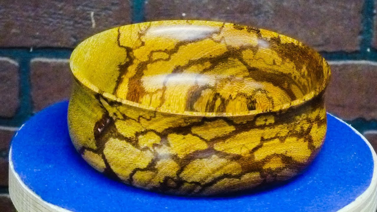 Woodturning Beautiful Marblewood - YouTube