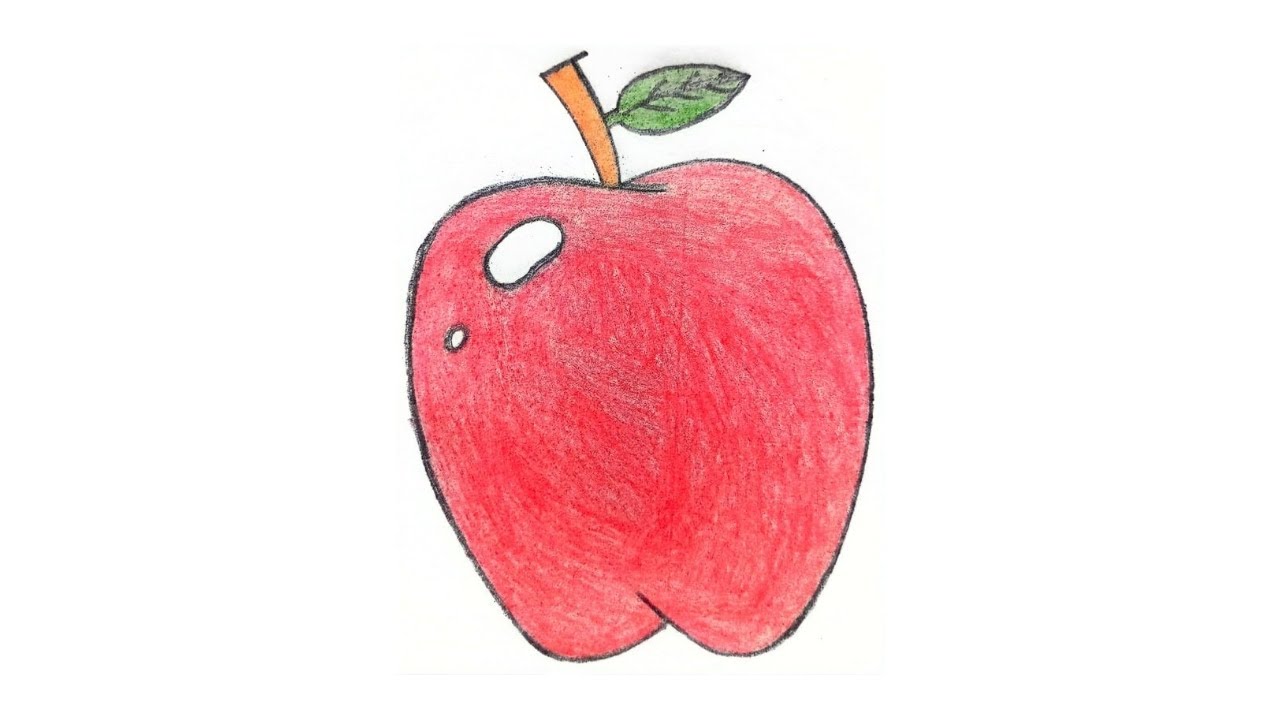 How to Draw a Realistic Apple New Drawing Popular Video 2025 - YouTube