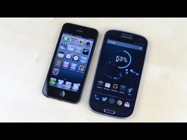 Galaxy S3 Vs Iphone 5