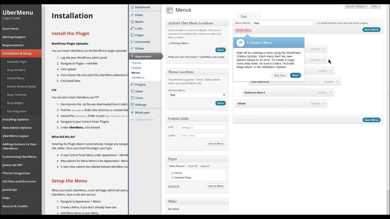 UberMenu - WordPress Mega Menu Plugin Tutorial 1: Installation and Setup - YouTube