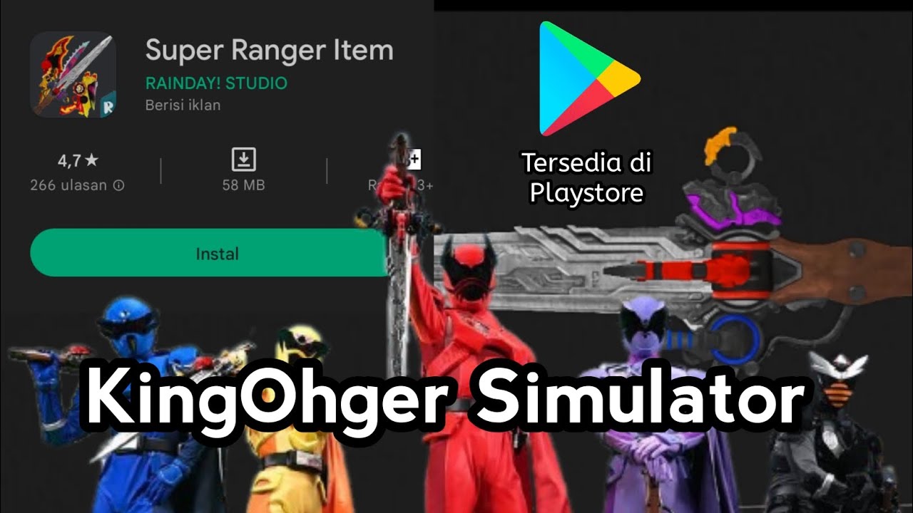 Ohsama Sentai KingOhger Simulator - Super Ranger Item by RAINDAY ...