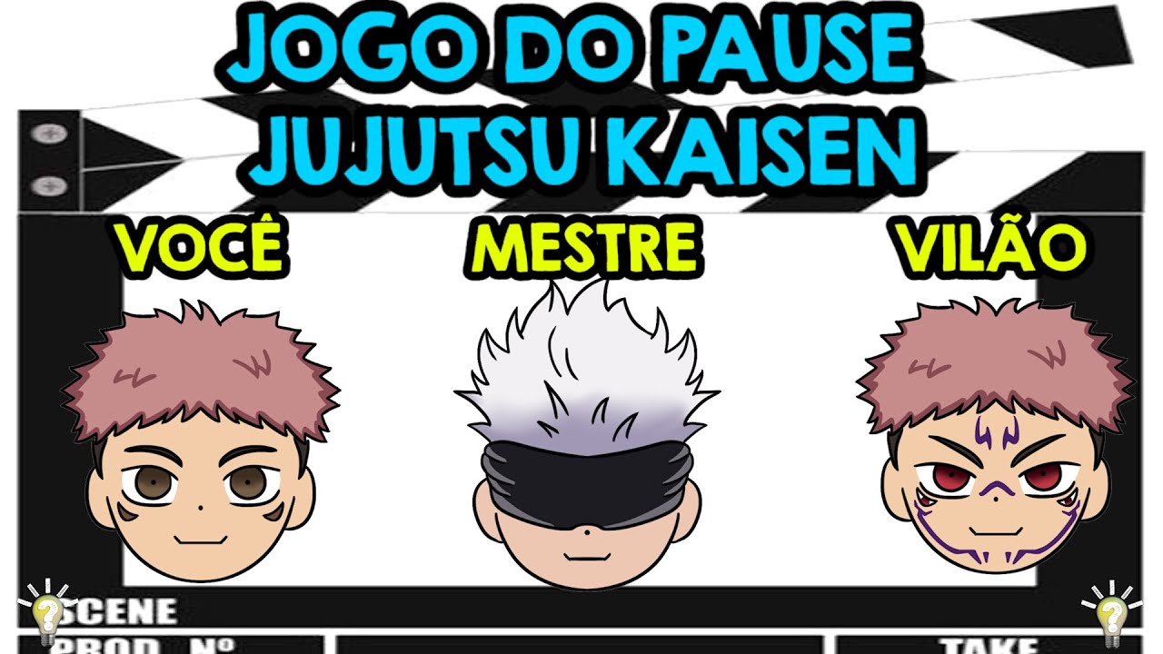 JOGO DO PAUSE JUJUTSU KAISEN! CRIE SEU PERSONAGEM E SUA HISTÓRIA NO ...