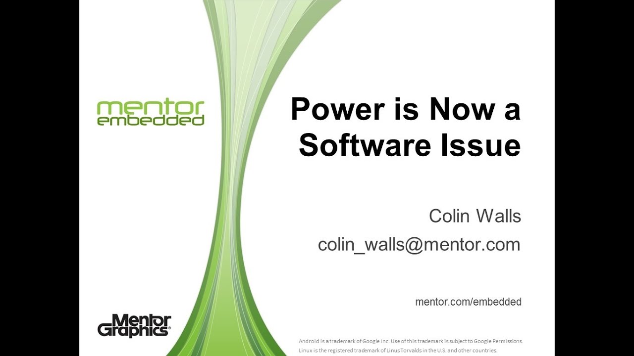 Power is now a Software Issue - YouTube