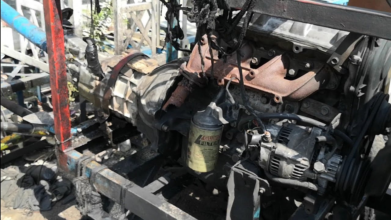 How to Toyota 2l diesel engine start, Toyota 2l diesel pump - YouTube