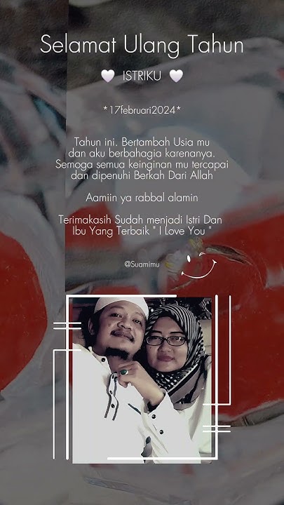selamat ulang tahun istriku - YouTube