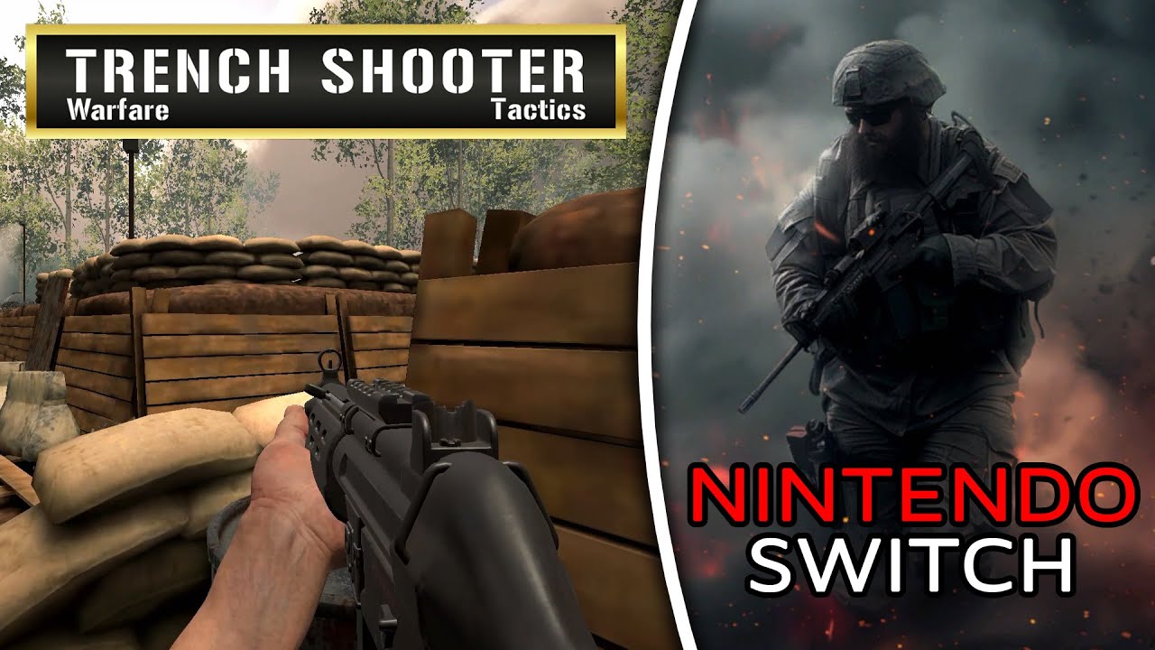 Trench Shooter: Warfare Tactics - Nintendo Switch Gameplay - YouTube