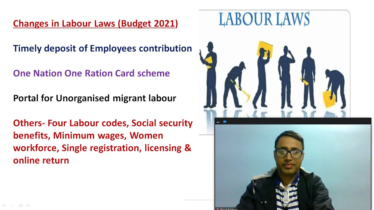 Changes in Labour Laws (Budget 2021) - YouTube