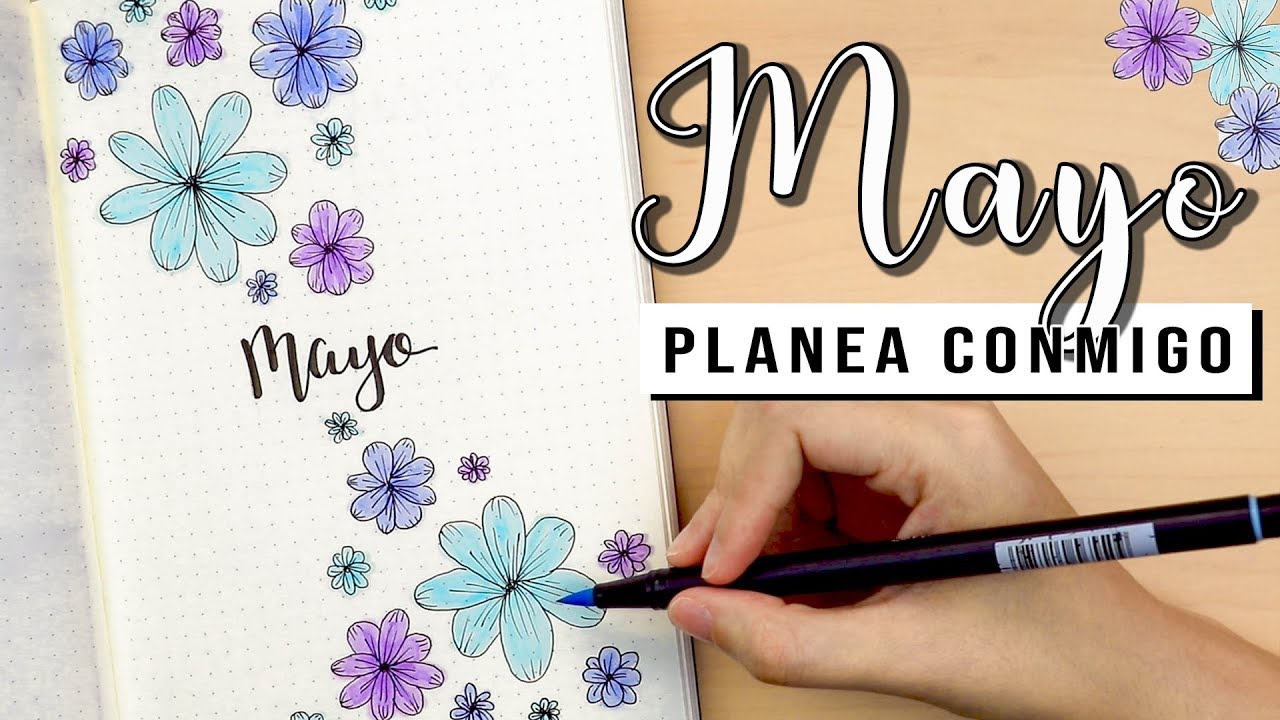 CREA TU AGENDA BULLET JOURNAL - MAYO | crea tu propia agenda - YouTube