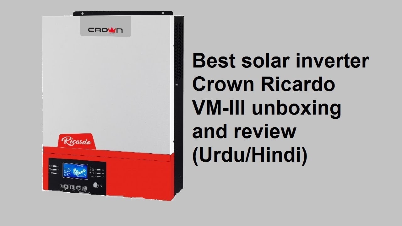 Crown ricardo VM 3 unboxing and review (Urdu/Hindi) - YouTube
