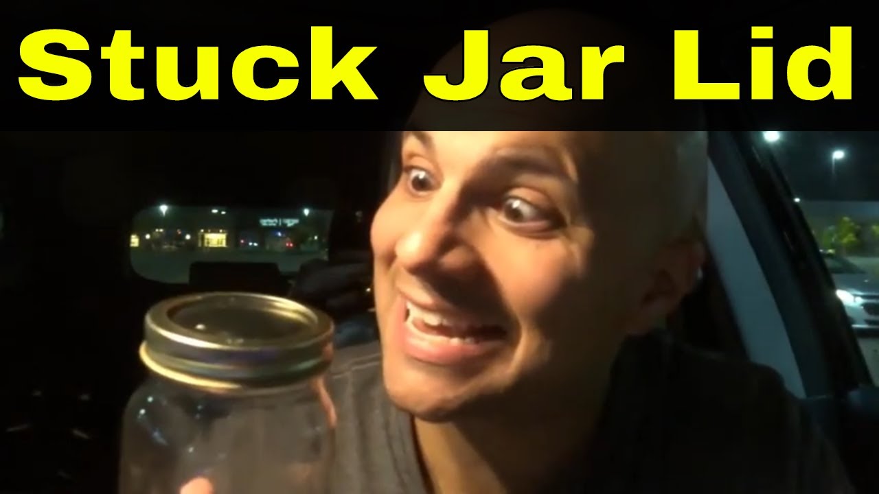 How To Open A Stuck Jar Lid Easily-Tutorial - YouTube