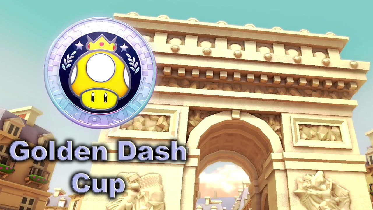 Golden Dash Cup Mario Kart 8 Deluxe FULL GAME Multiplayer Gameplay ...
