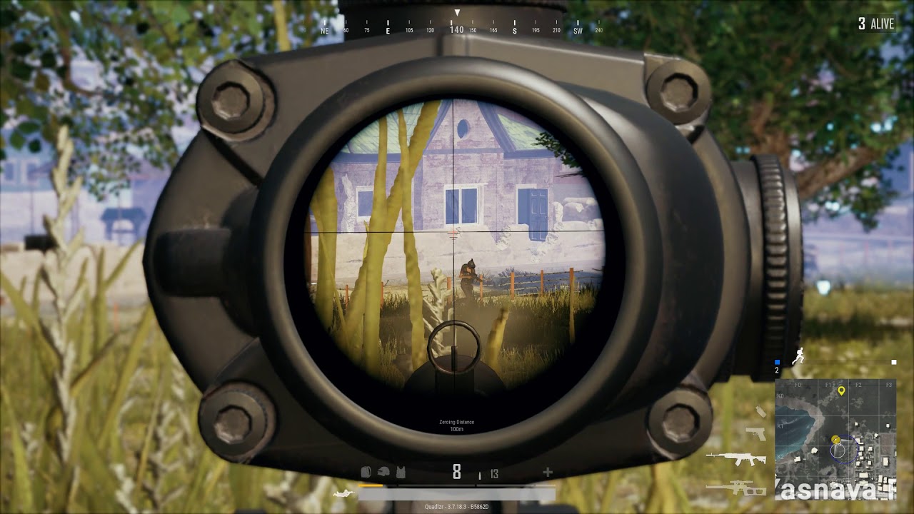 first person solo squad win - YouTube