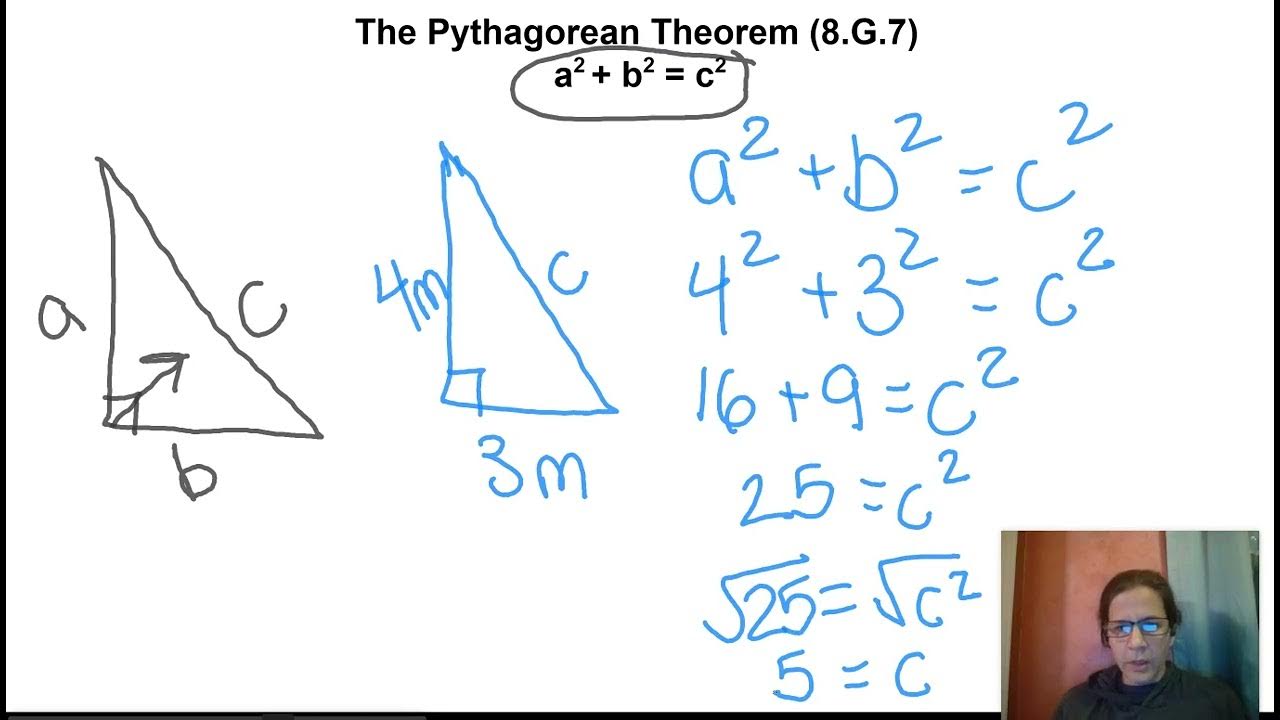 Applying the Pythagorean Theorem - YouTube