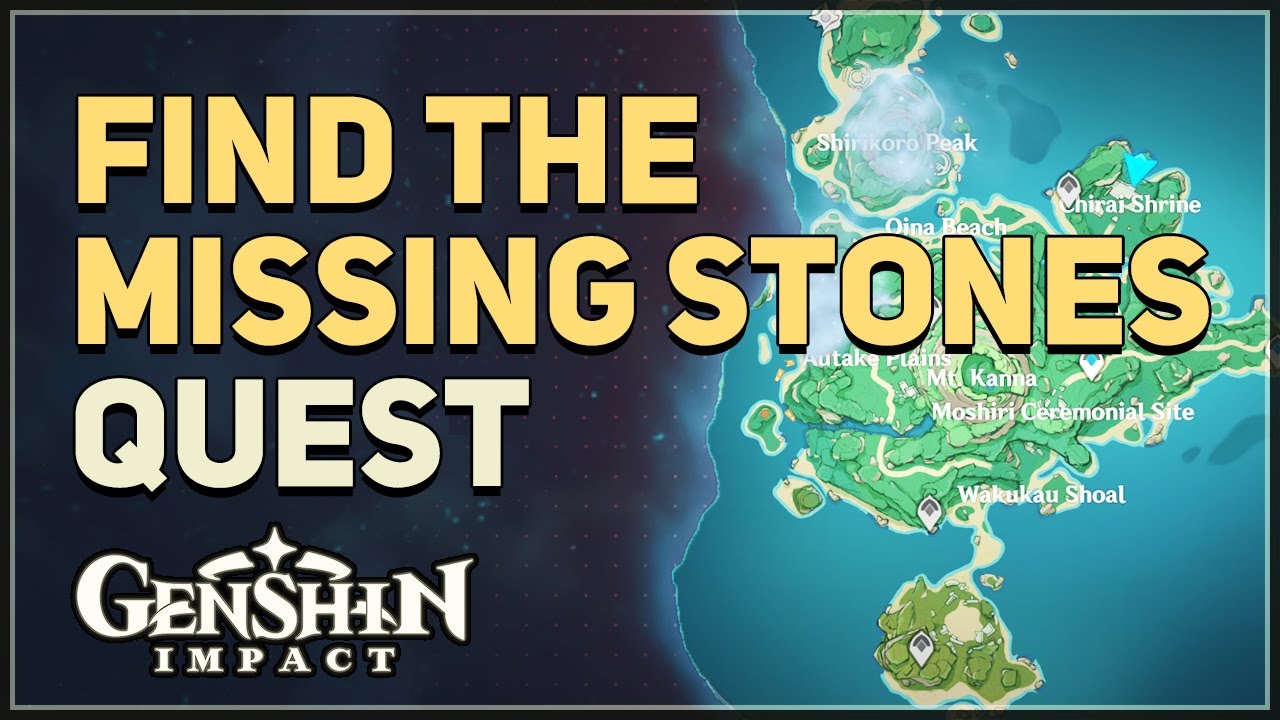 Find the missing stones Genshin Impact - YouTube