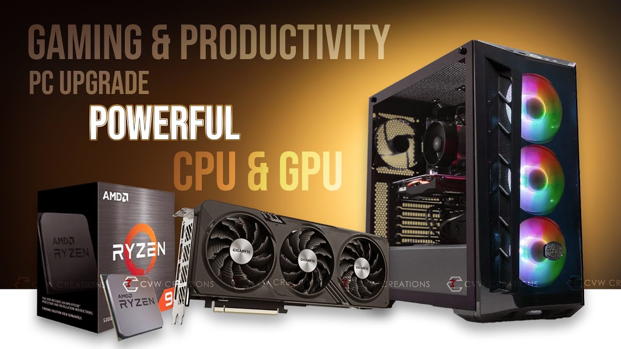 Powerful CPU and GPU for GAMING - EDITING - STREAMING / Ryzen 9 5900x ...