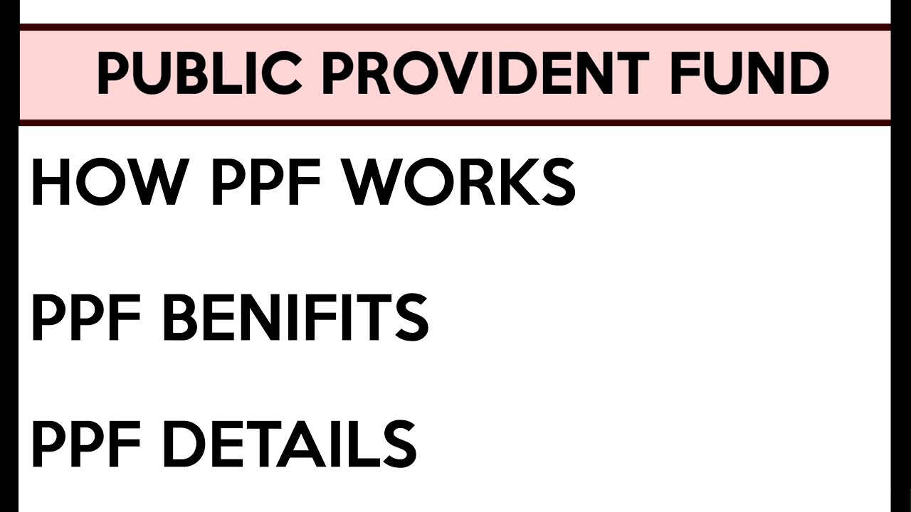 Public Provident Fund (PPF) | Basic details, Rules AND Investment tips ...