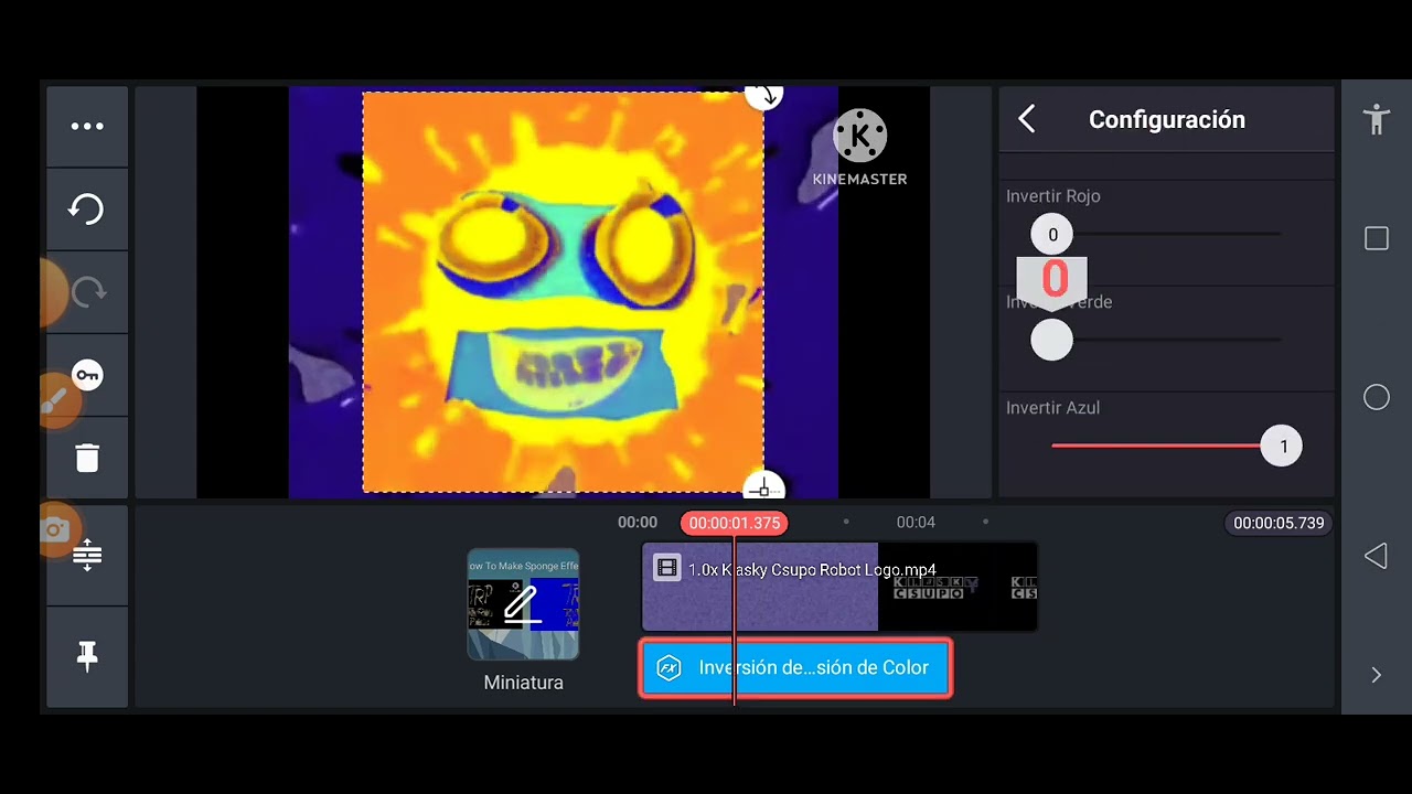 How To Make Sponge Effect On KineMaster - YouTube