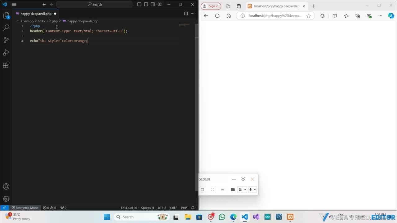 PHP Project 9: 'Happy Deepavali' Created by Trishanth Kumar - YouTube