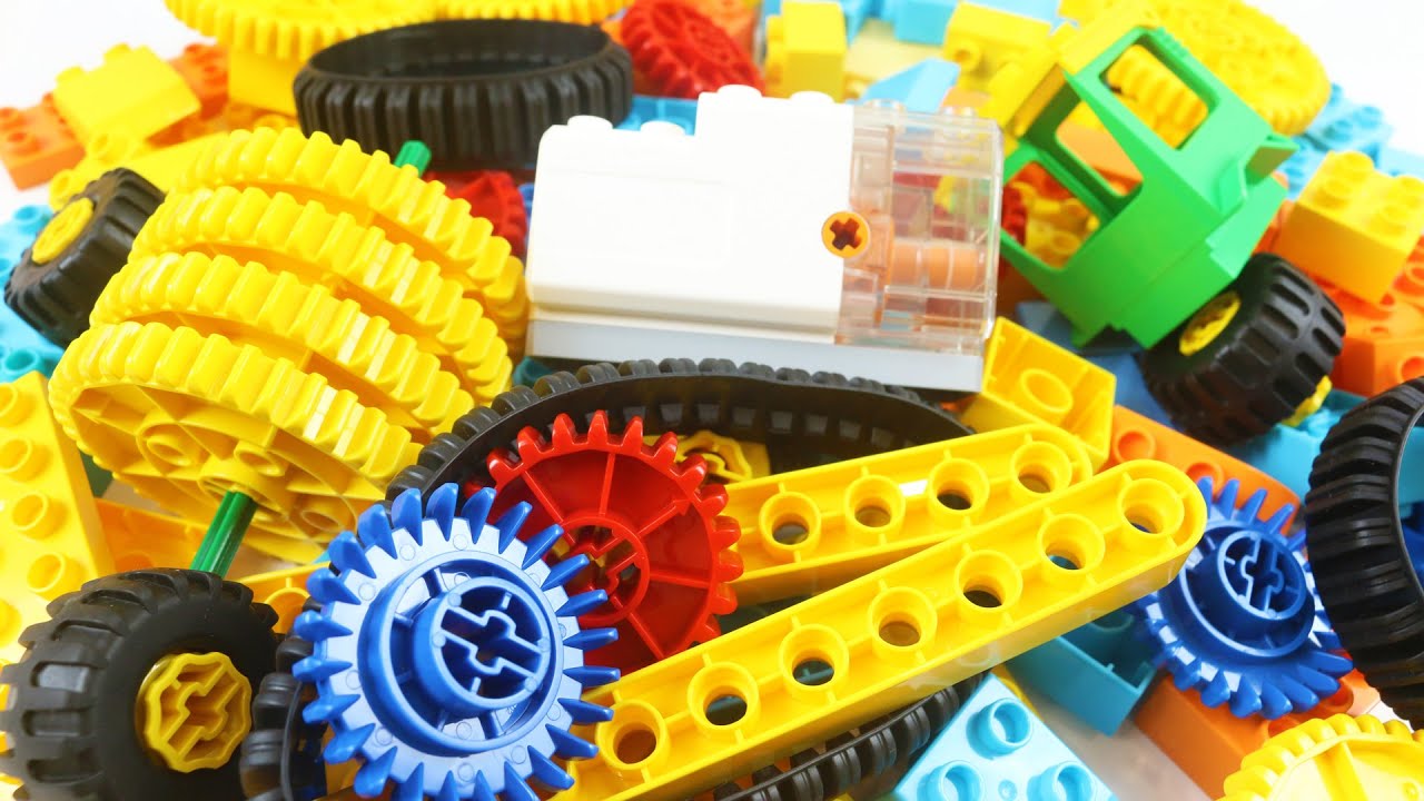 Satisfying DIY Vehicle Blocks ASMR Fast Road Roller Truck - YouTube