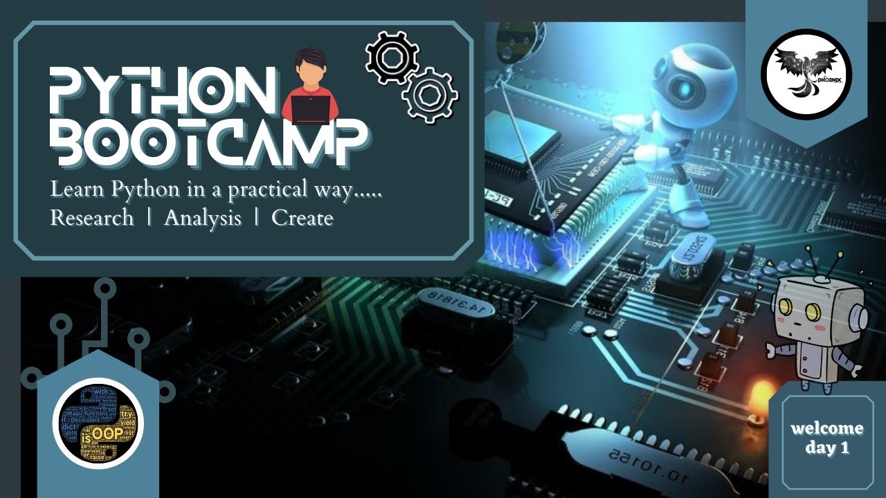 Python Bootcamp Day 1 | Phoenix Robotics Club RVITM - YouTube