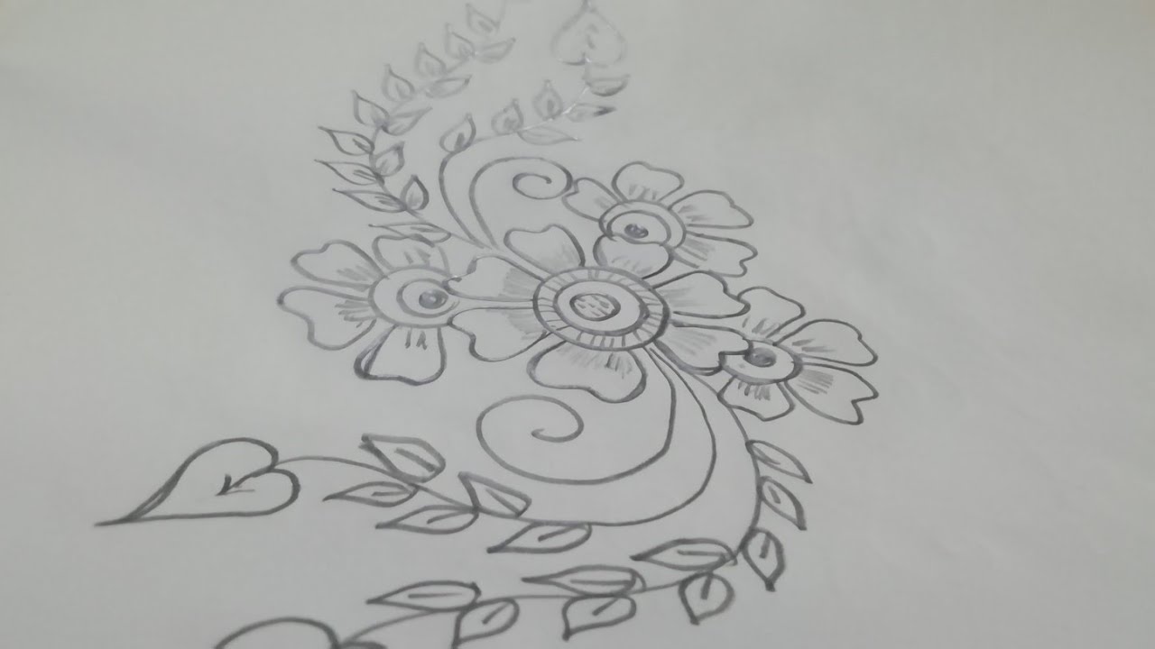 Cushion cover design, How to draw an easy cushion cover design # 10 ...