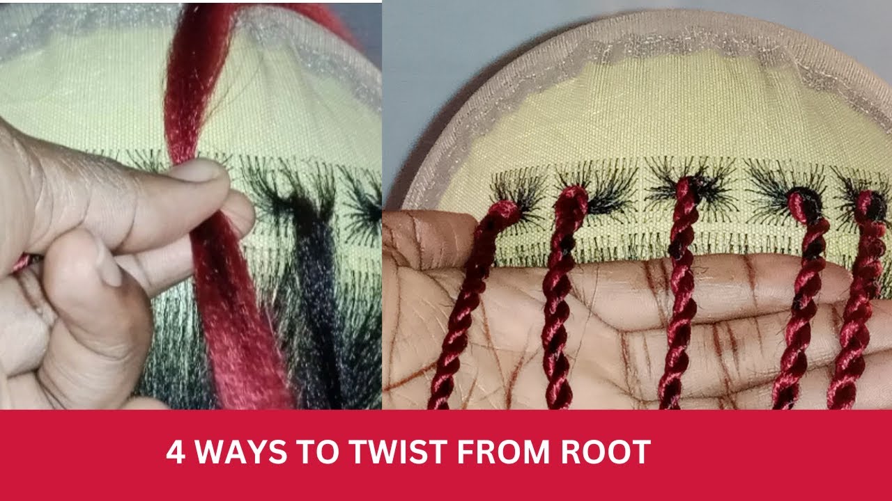 HOW TO| 4 WAYS TO TWIST FROM ROOT |BEGINNERS FRIENDLY #howto #wigs ...