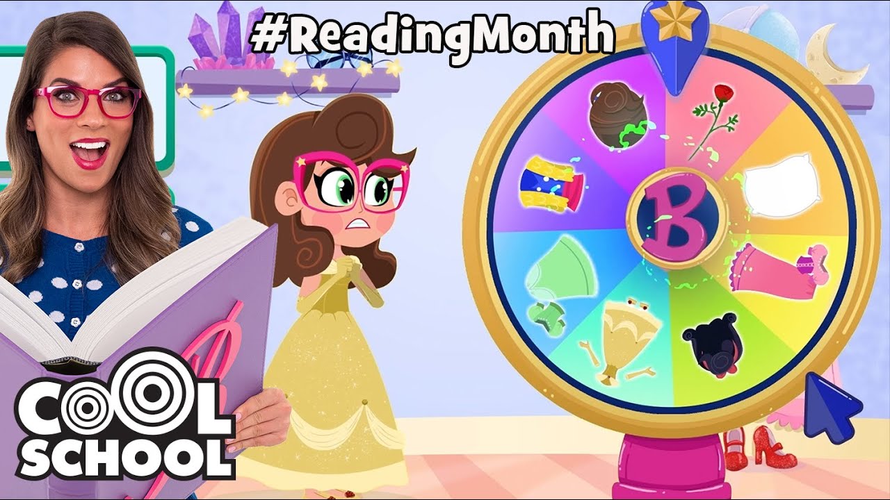 Ms. Booksy's 🌹 Beauty and the Beast: FULL STORY + GAME 📚 Cool School #readaloud - YouTube