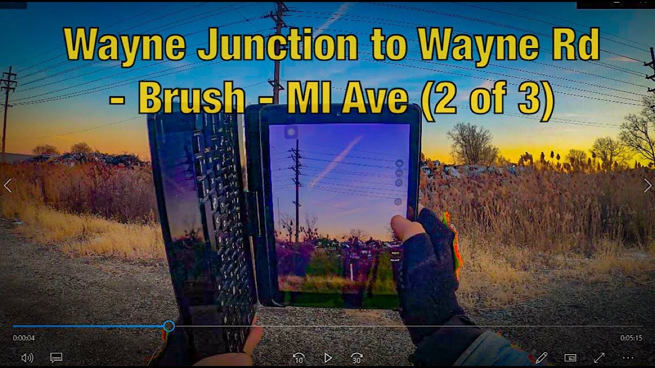 Wayne Junction to Wayne Rd. Along Tracks (Pt 2 of 3) Cycling Photos ...