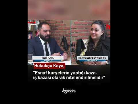 Hukukçu Kaya, “Esnaf kuryelerin yaptığı kaza, iş kazası olarak nitelendirilmelidir”