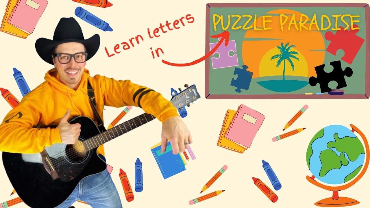 It's Puzzle Time for kids 2023/Learn letters/Easy learning song - YouTube