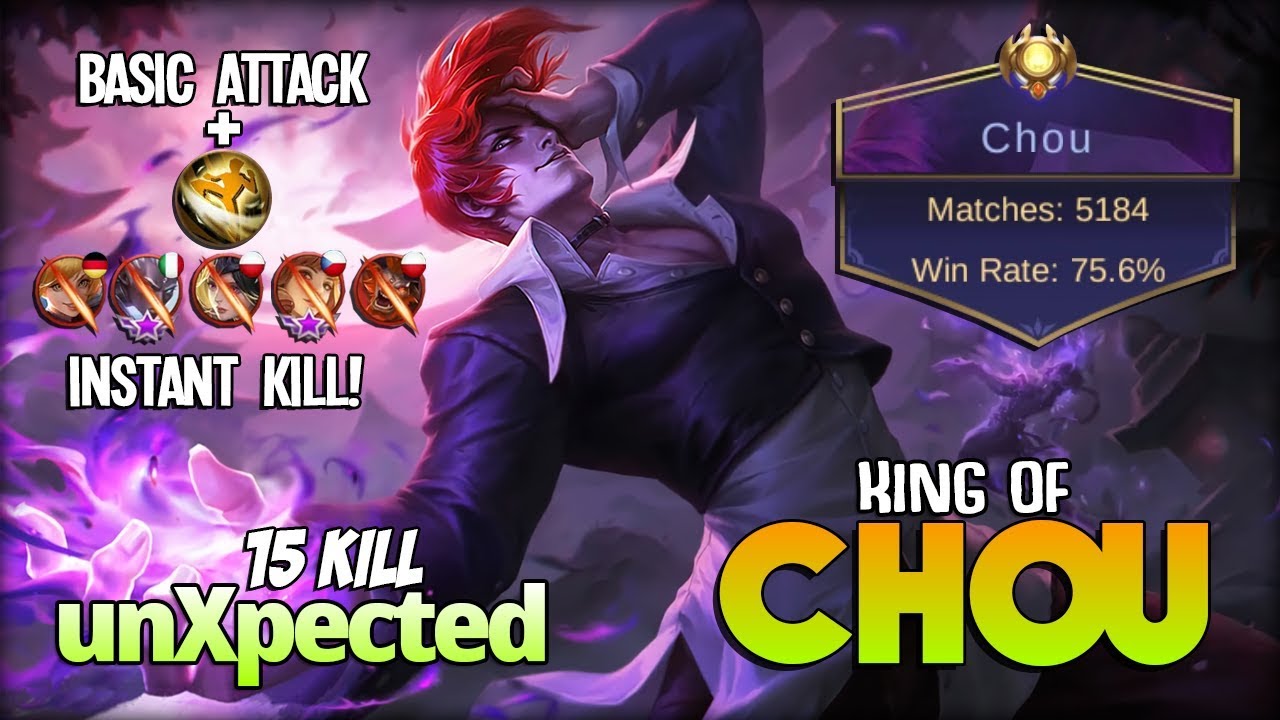 Chou Perfect Damage 5.1k Match is Real! unXpected King of Chou ~ Mobile ...