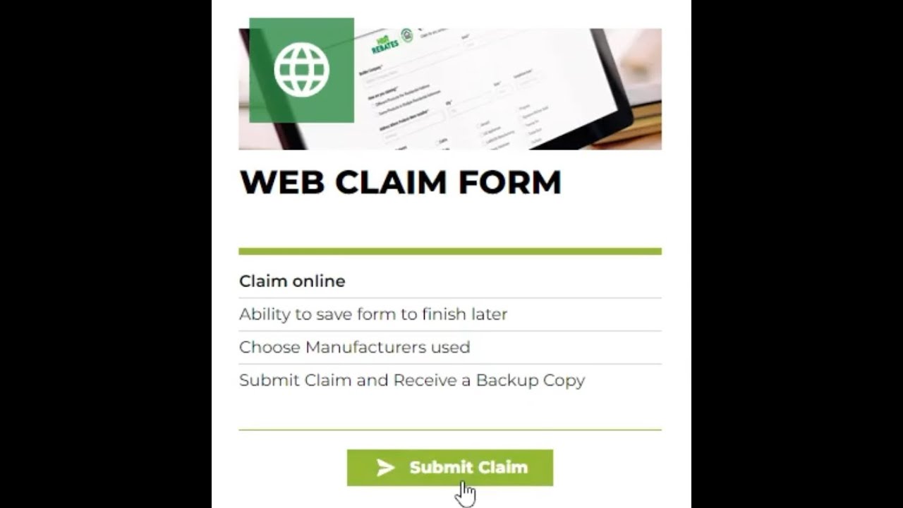 Website Claim Form Tutorial - YouTube