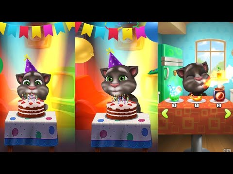 Talking Tom Cat 🐱 Celebrating His Birthday Party🎂🎉🎈 #talkingtom # ...