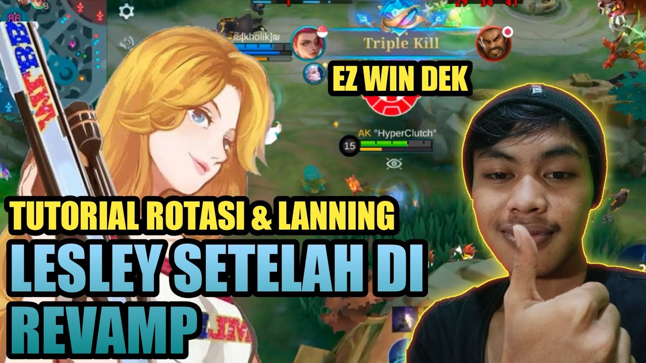 TUTORIAL LESLEY PATCH TERBARU‼️SOLO RANK AUTO WINN - MOBILE LEGENDS - YouTube