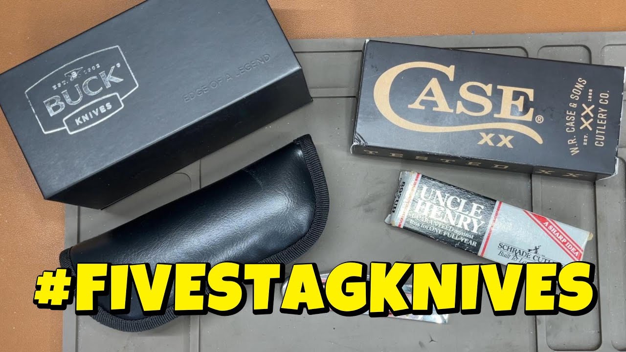 FIVE STAG KNIVES challenge #fivestagknives - YouTube