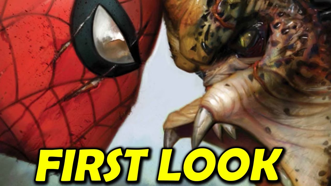 First Look at Predator vs Spiderman Comic Book Story @AcidGlow