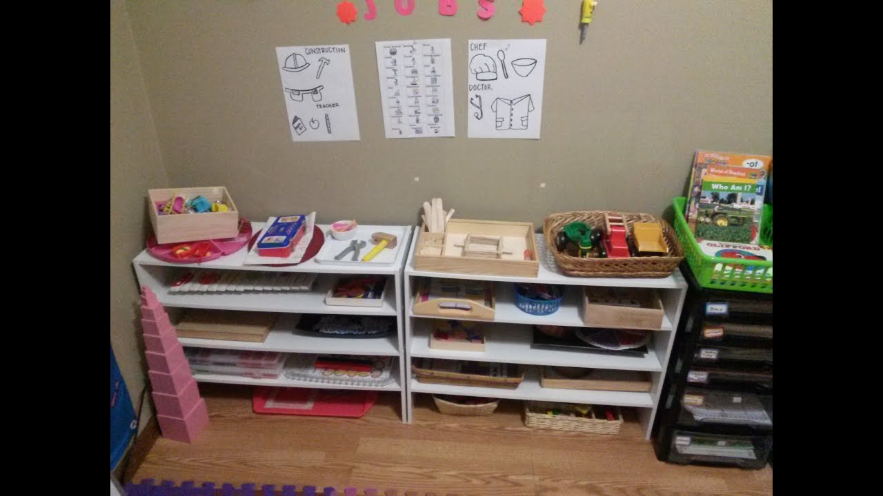 Homeschool weekly activities -Montessori / Workbox - YouTube