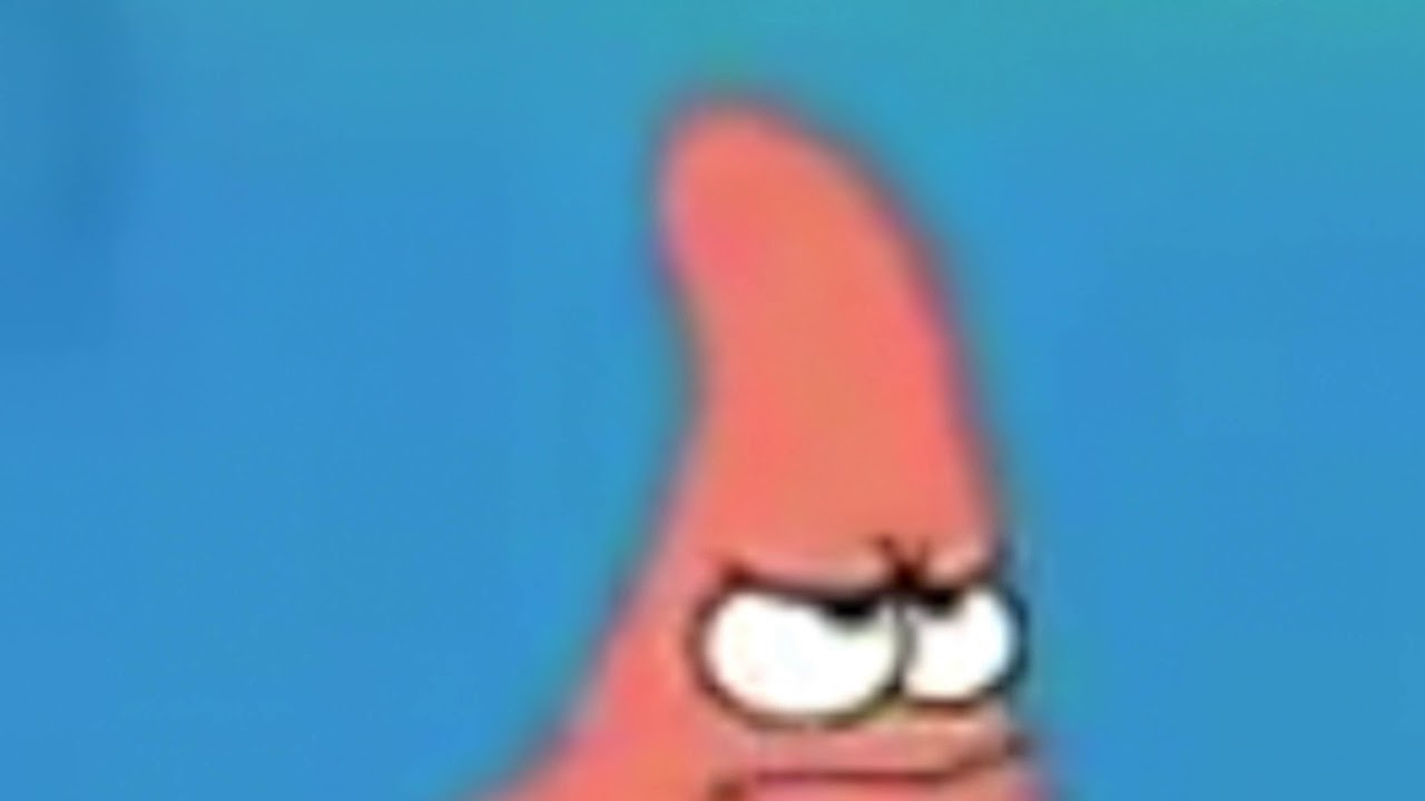 Patrick Can't See His Forehead for 10 hours - YouTube