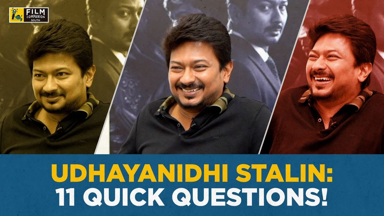 11 Questions with Udhayanidhi Stalin | Krishna | Tamil Interview - YouTube