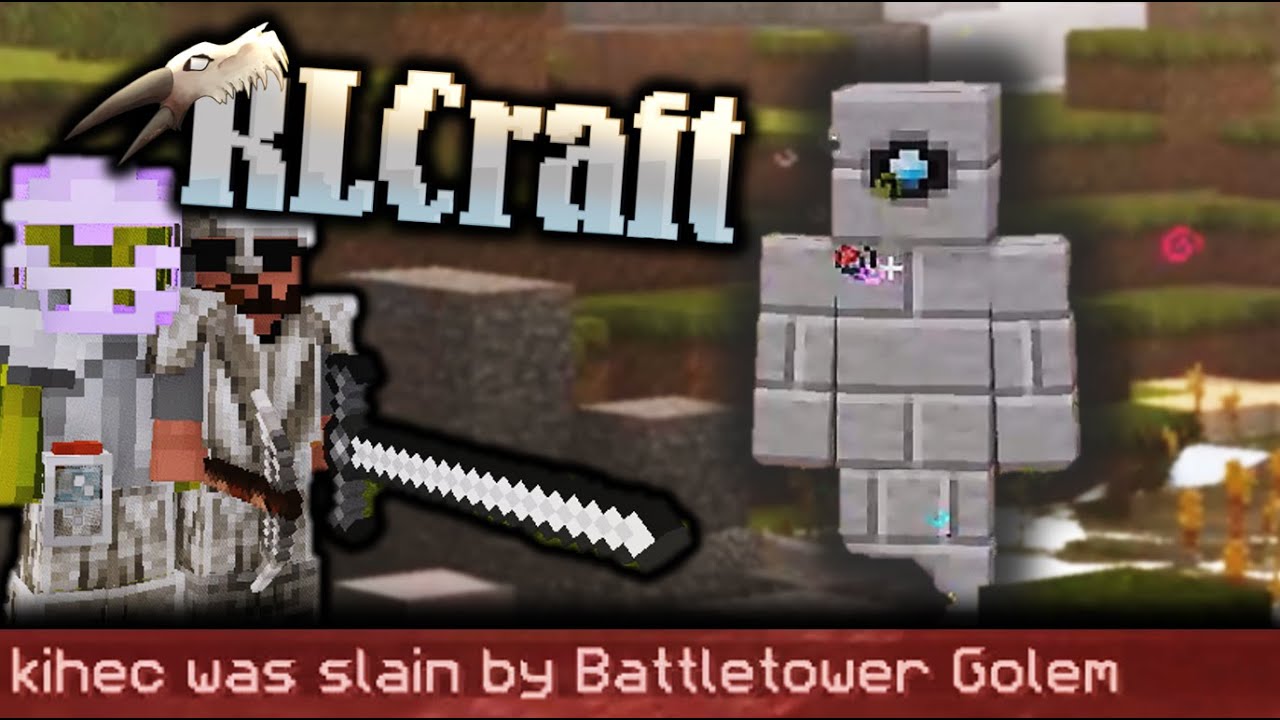 Defeating The Battletower Golem | RLCraft 2.9.3 - Part 4 - YouTube