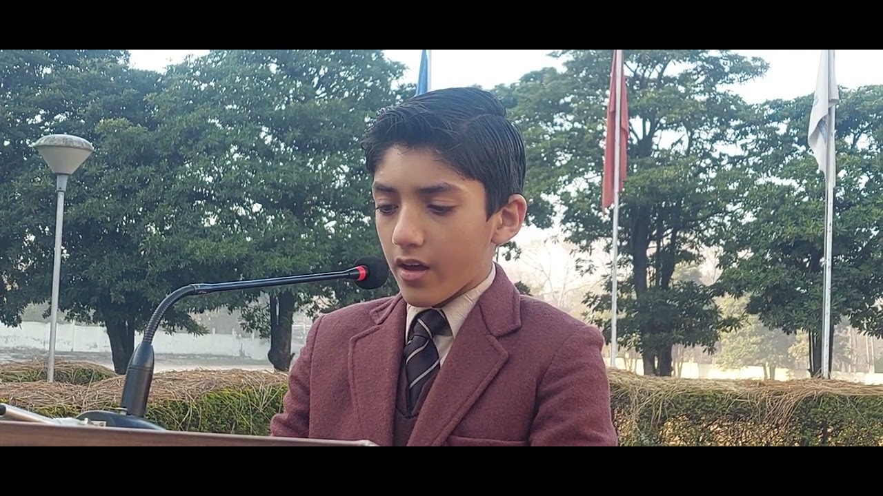 Morning Assambly Farhan Munir - YouTube