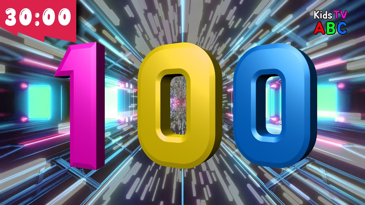 Number Song 1-100 | 30 mins Fun! | Counting by 1 to 100 | Kids TV ABC ...