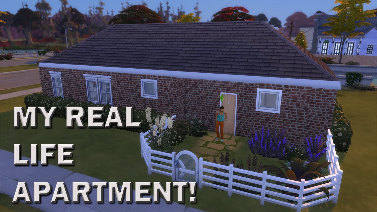 I BUILD MY REAL LIFE APARTMENT IN THE SIMS 4 (The Sims 4 Speed Build ...