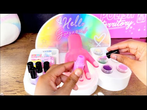 My first video trying ASMR! 💖nail art styling studio!…💅 - YouTube
