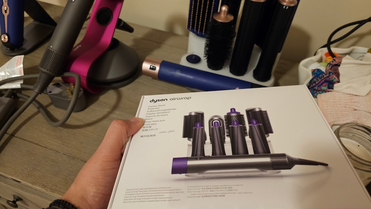 Dyson airwrap display stand (official) - YouTube