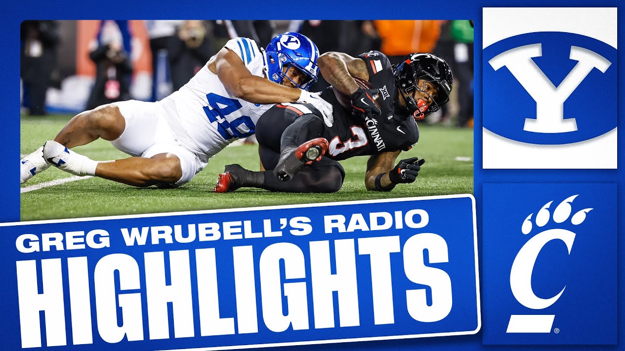 BYU vs CINCINNATI || RADIO HIGHLIGHTS || BYU FOOTBALL - YouTube