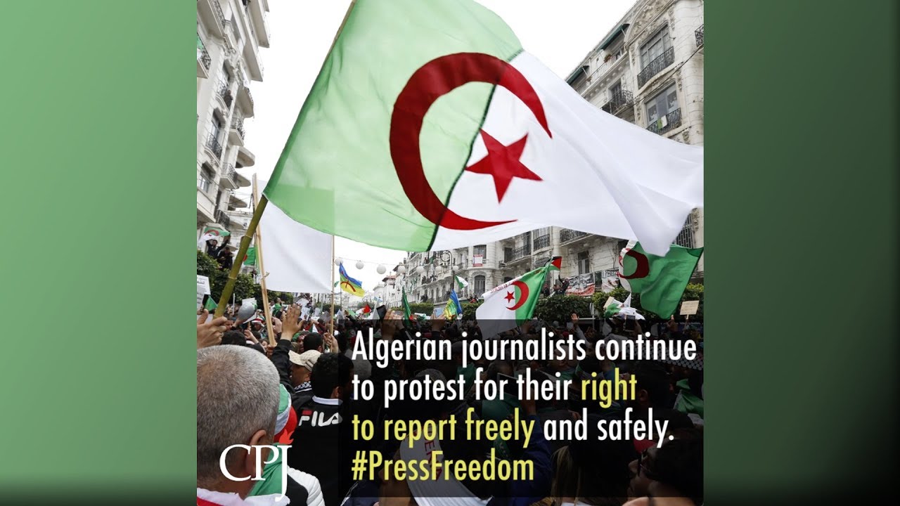 Journalists in Algeria Are Protesting for Press Freedom - YouTube